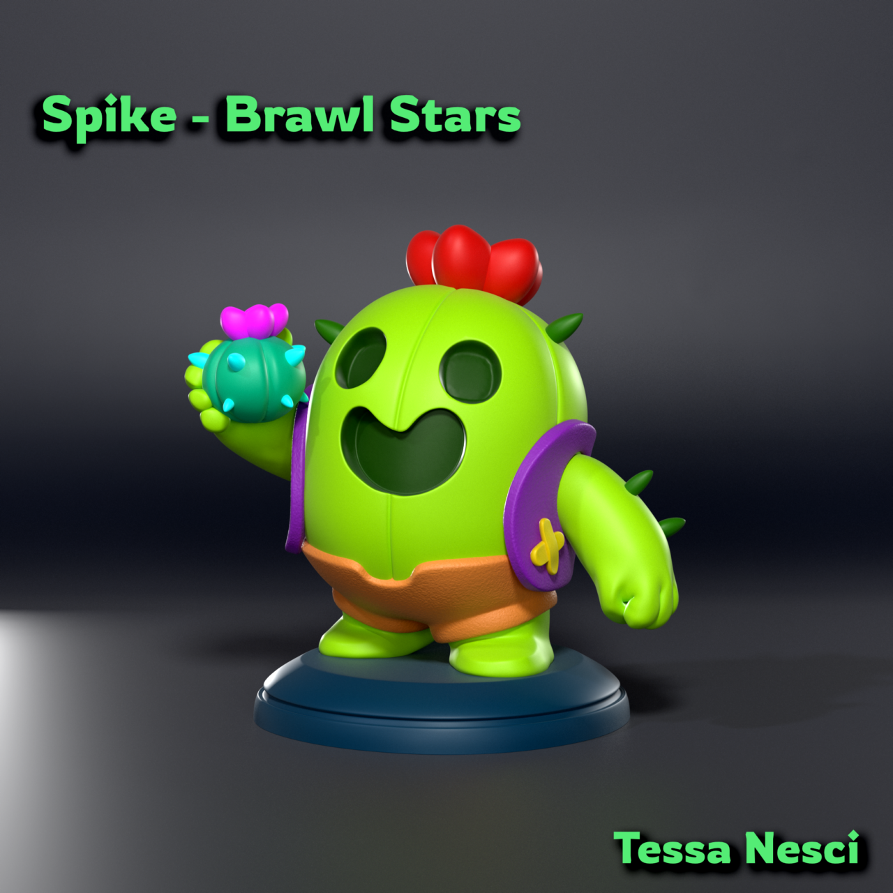 Spike - Brawl Stars - SparkyFace5